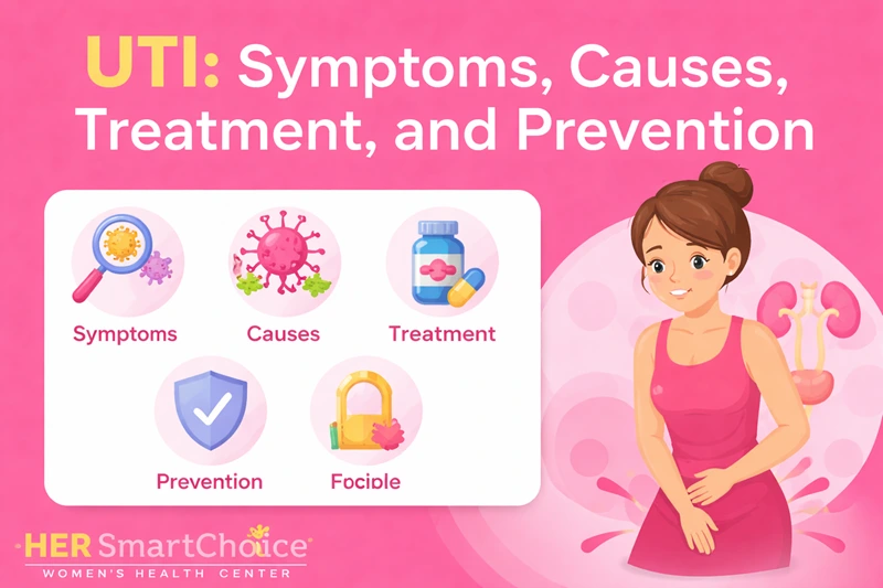 UTI: Symptoms, Causes, Treatment, and Prevention - Her Smart Choice
